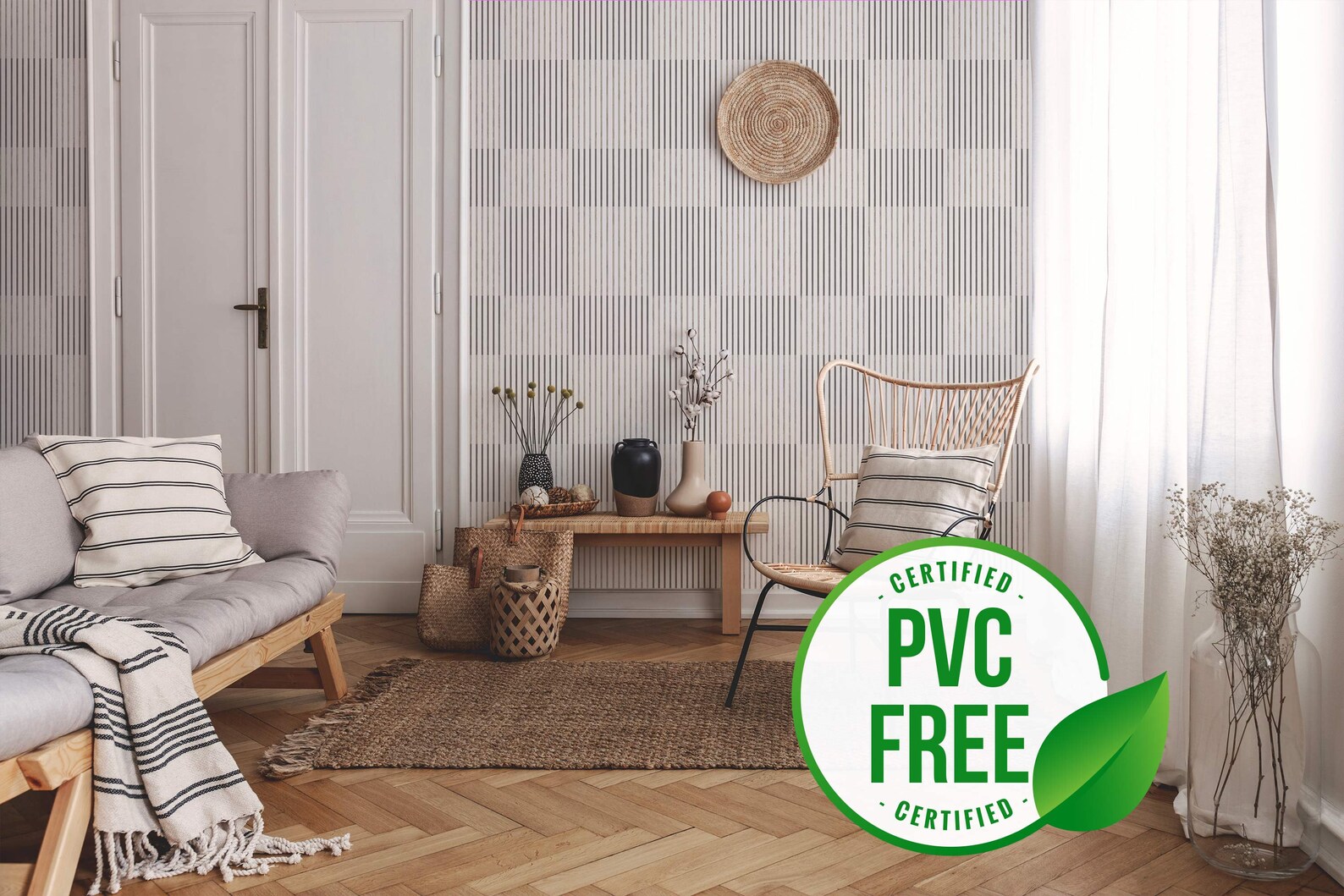 Striped Check Self-adhesive Wallpaper Removable Peel and | Etsy