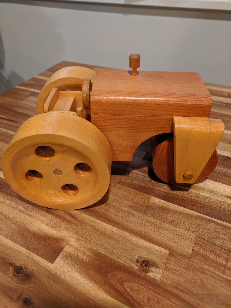 Wooden Roller/tractor - Etsy