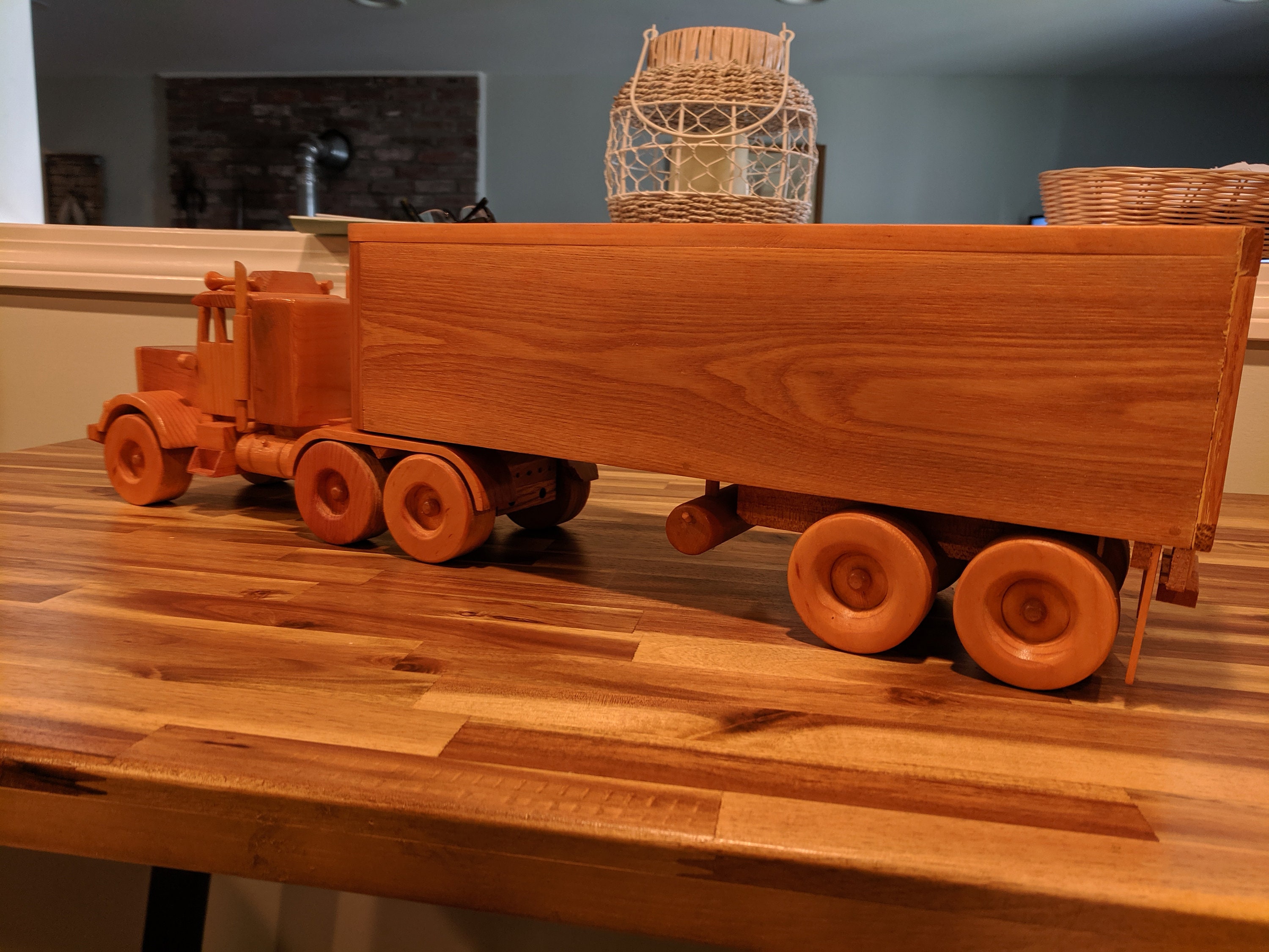 Wooden Tractor Trailer - Etsy