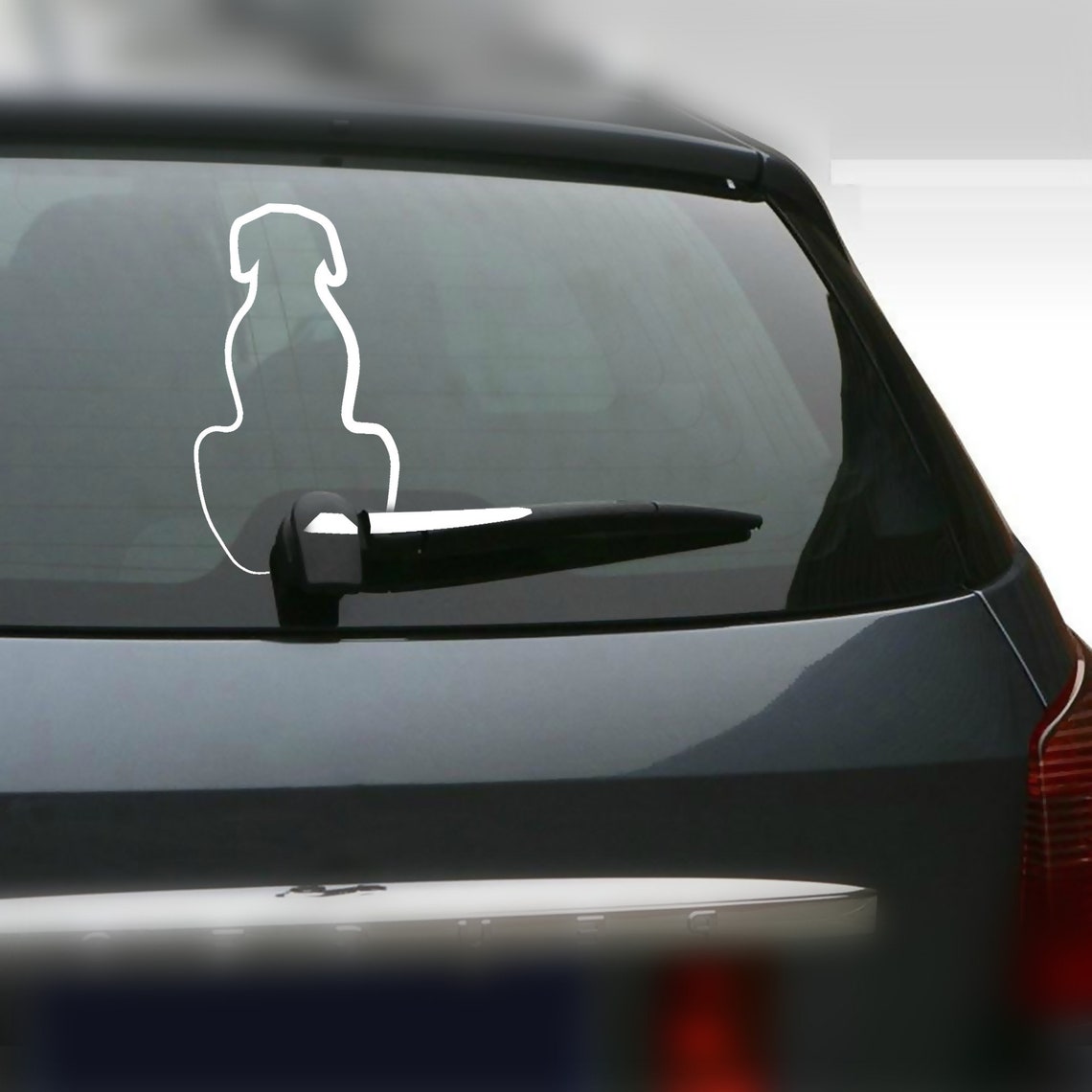 Car Sticker Dog Windshield Wiper Labrador Sticker Car Decal Sticker ...