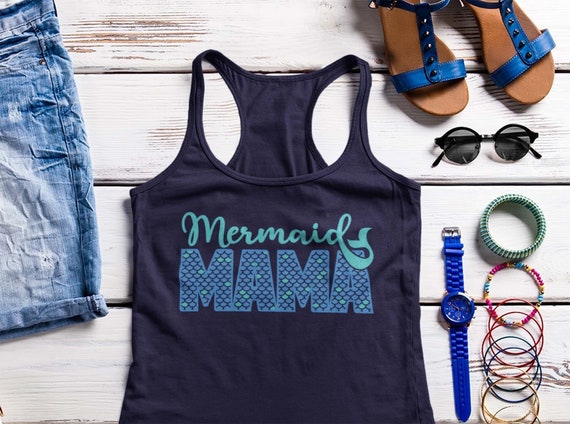 Mama Mermaid Mermaid Cut File Mermaid Scales Svg Mama Shirt | Etsy