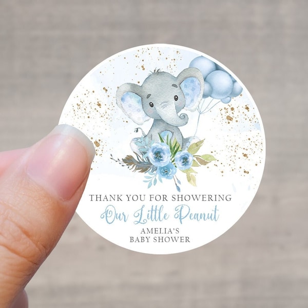 Elephant Labels - Etsy