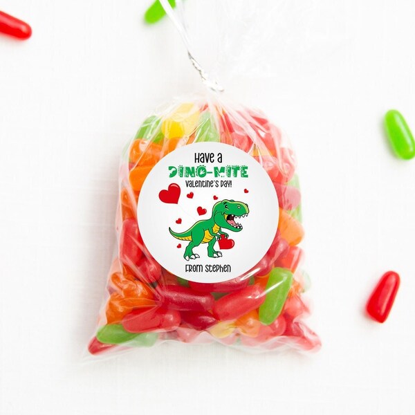 Dinosaur Valentine - Etsy