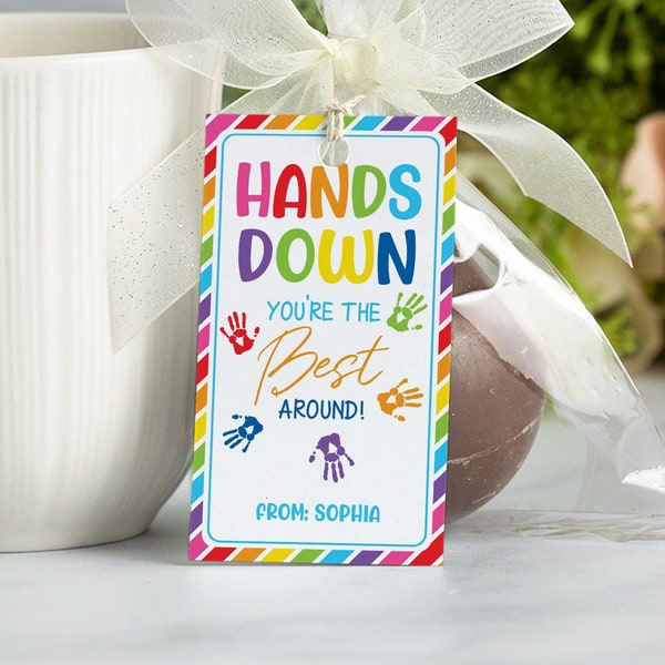 Hands Down Youre the Best Around Printable - Etsy