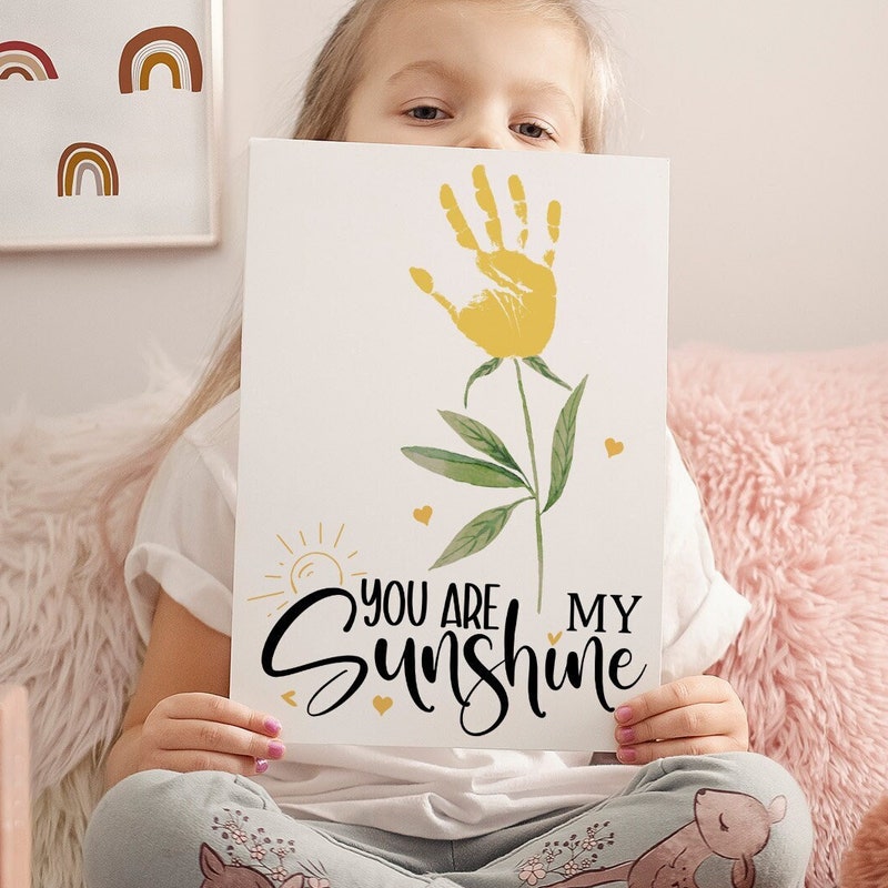 You Are My Sunshine Handprint - Etsy