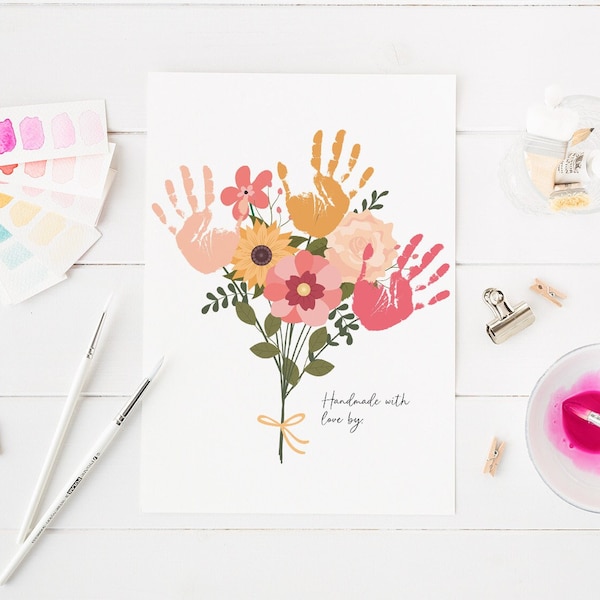 Handprint Art - Etsy