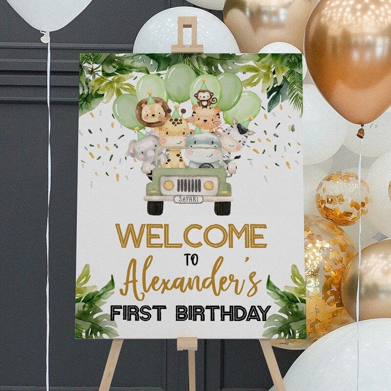 Wild One Welcome Sign - Etsy