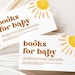 Sun Baby Shower Books for Baby Cards, Sunshine Book Request Card, Here ...
