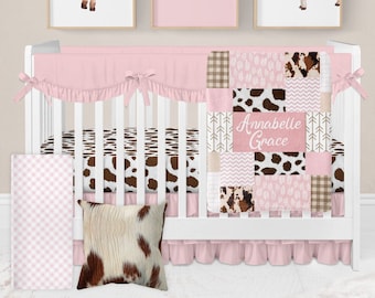 Cow Print Crib - Etsy