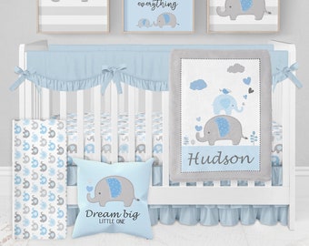 Elephant Crib Set | Etsy