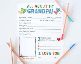 Grandpa Fathers Day Gift, Grandpa Fathers Day Gift From Grandkids, All ...