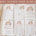 Rainbow Baby Shower Game Bundle, Boho Baby Shower Bundle, Baby Shower ...