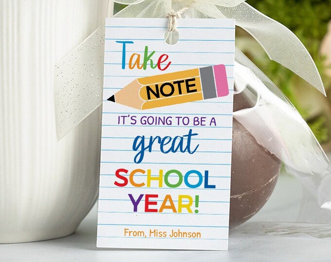 Take Note You Are Remarkable Teacher Appreciation Printable, Digital ...