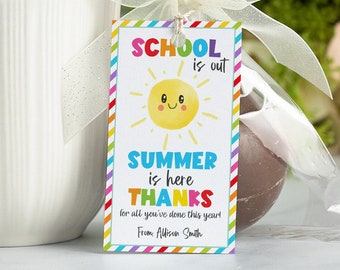 Printable Have a Cool Summer Tag End of School Year Tag End - Etsy