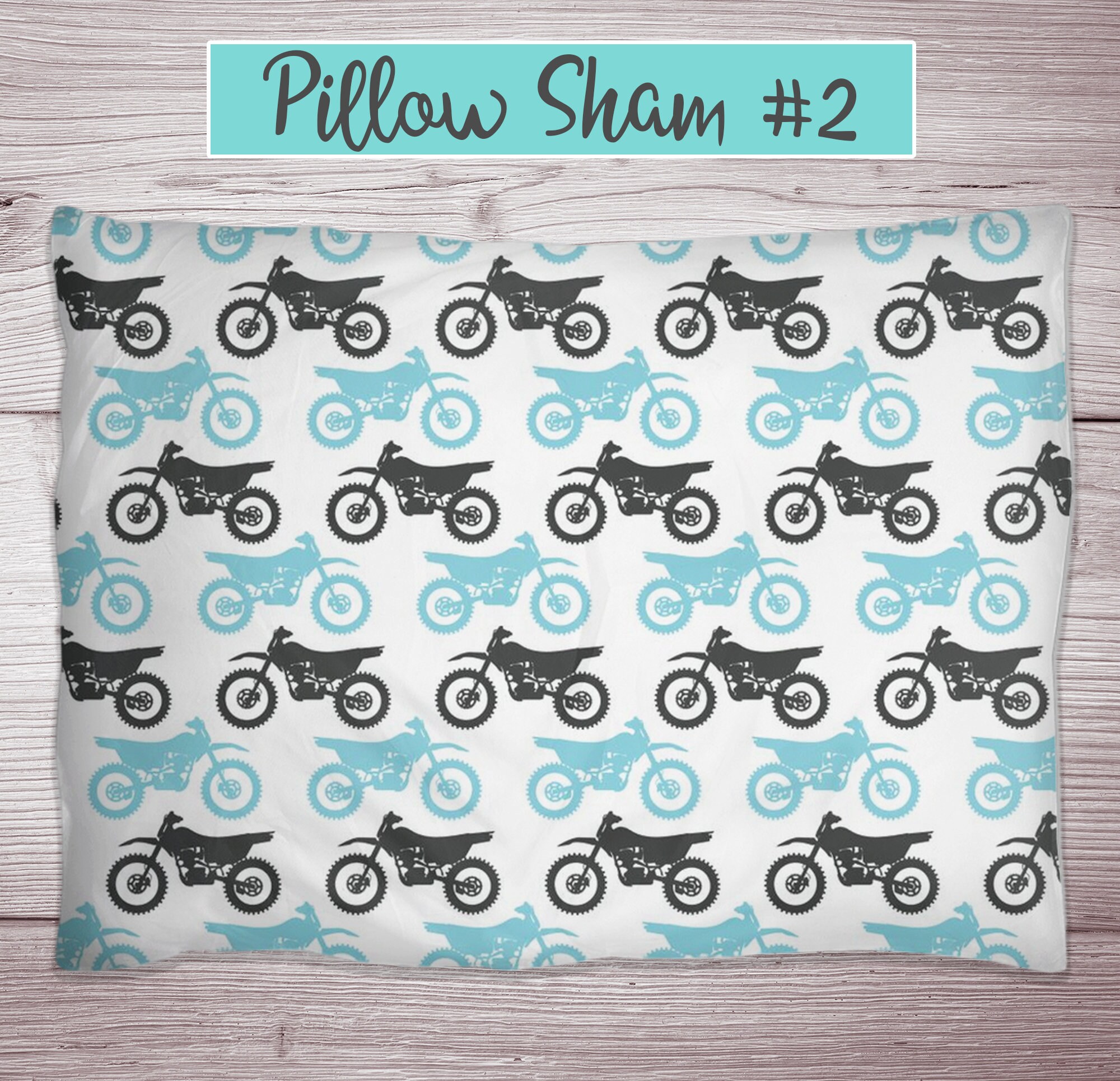 Motocross Bedding Set, Dirt Bike Bedding Twin, Boy Bedding Set, Twin ...