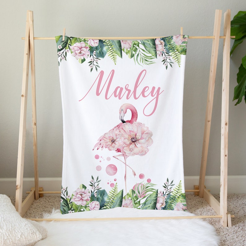 Flamingo Crib Bedding Set Flamingo Nursery Baby Girl Crib - Etsy