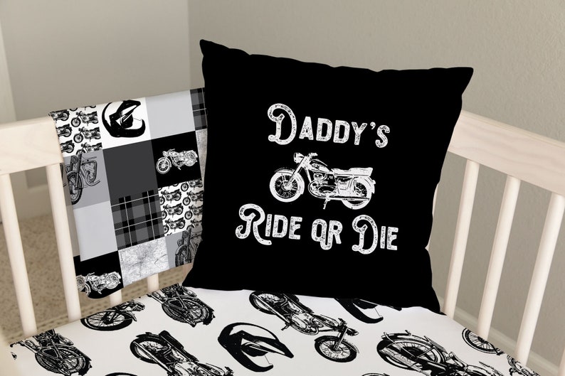 Baby Boy Crib Bedding Set Motorcycle Crib Bedding Set Boy - Etsy
