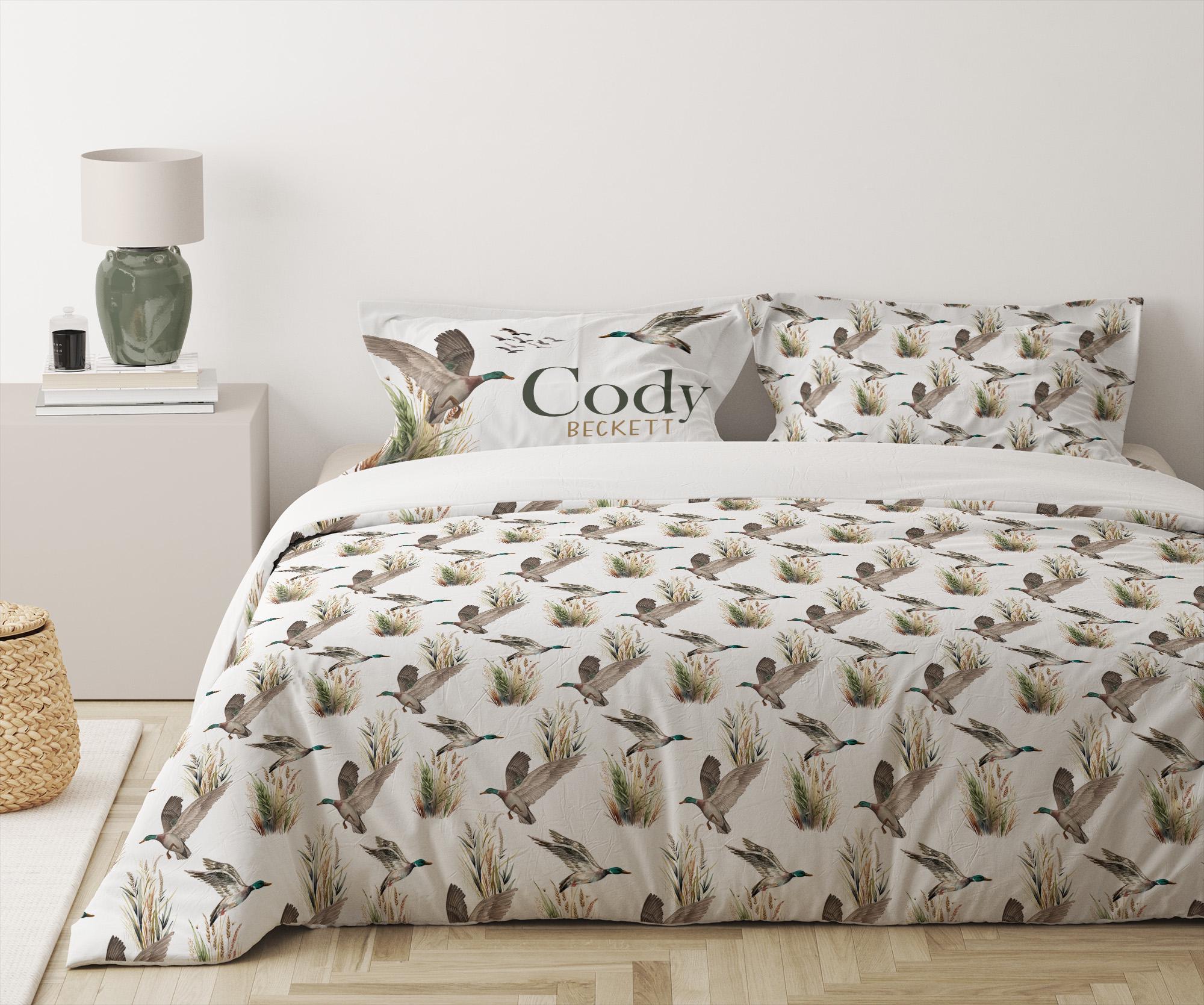 Boy Bedding Set, Duck Hunting Bedding Set, Personalized Comforter ...