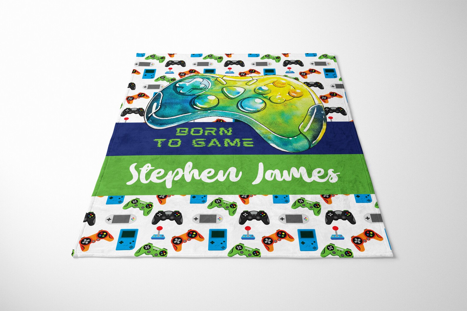 Video Game Nursery Bedding Set, Baby Boy Crib Bedding Set, Personalized ...