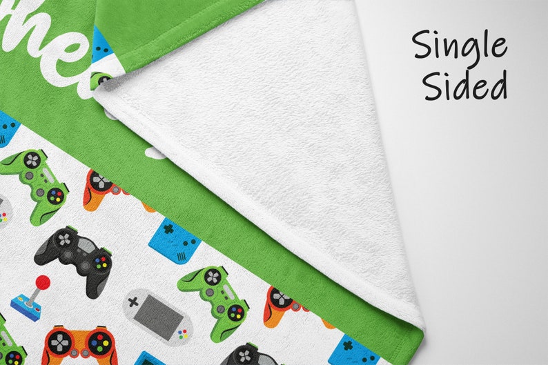 Personalized Gamer Blanket, Gamer Baby Blanket, Baby Shower Gift, Video ...