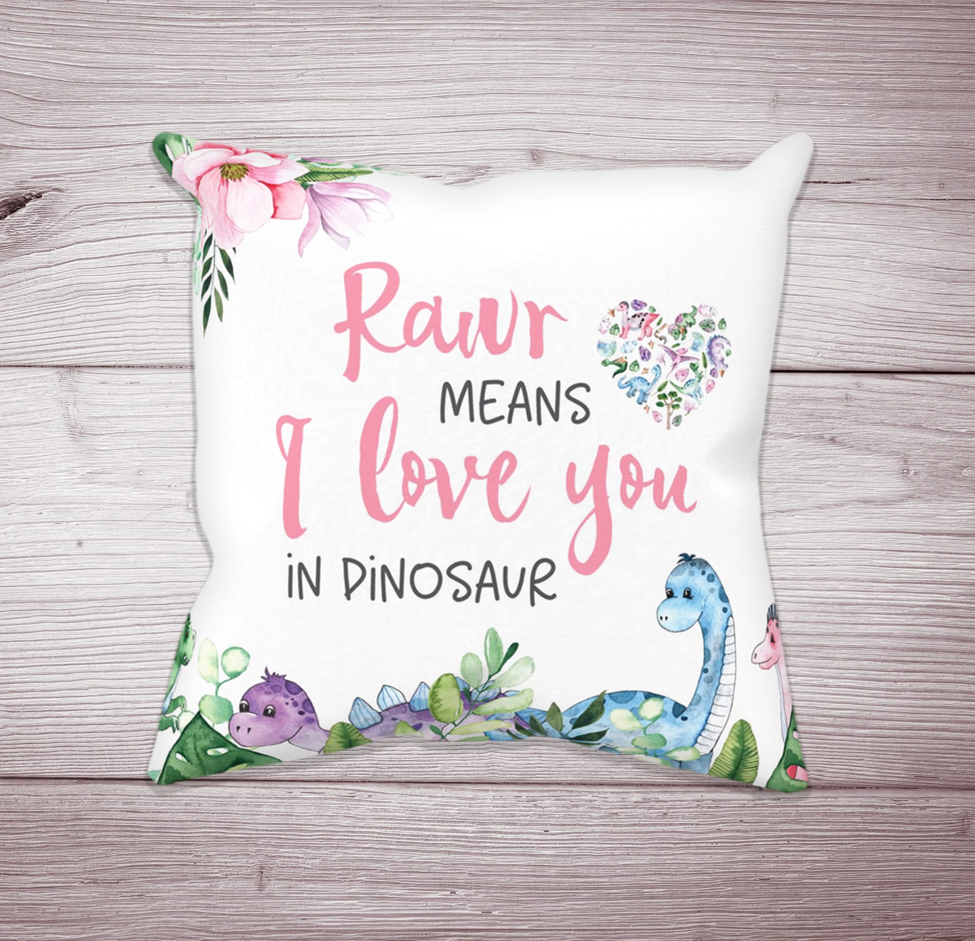 Rawr Means I Love You In Dinosaur Etsy