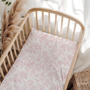 Pink Bow Crib Bedding Set Girl, Baby Girl Bedding Crib Sets, Coquette ...