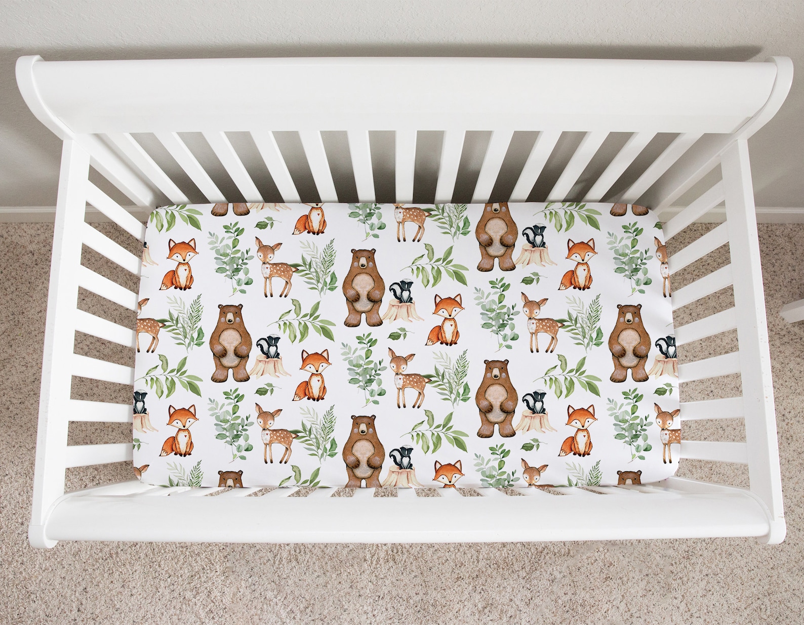 Woodland Crib Bedding Set, Baby Boy Crib Bedding Set, Woodland Nursery ...