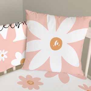Daisy Crib Bedding Set Girl, Baby Girl Crib Bedding Set, Floral Baby ...