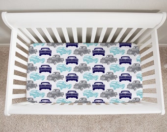 Car Crib Sheet, Car Crib Bedding, Crib Sheets Boy, Cars Crib Sheet ...