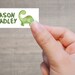 Dinosaur Name Labels, Personalized Name Labels for School Supplies ...
