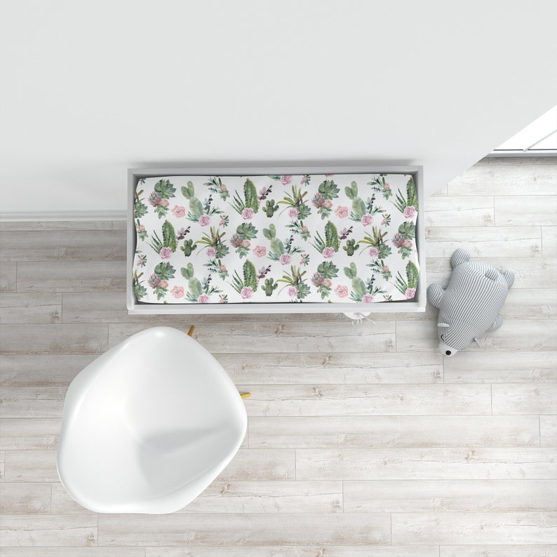 Cactus Crib Bedding Set, Cactus Nursery Bedding, Boho Crib Bedding ...
