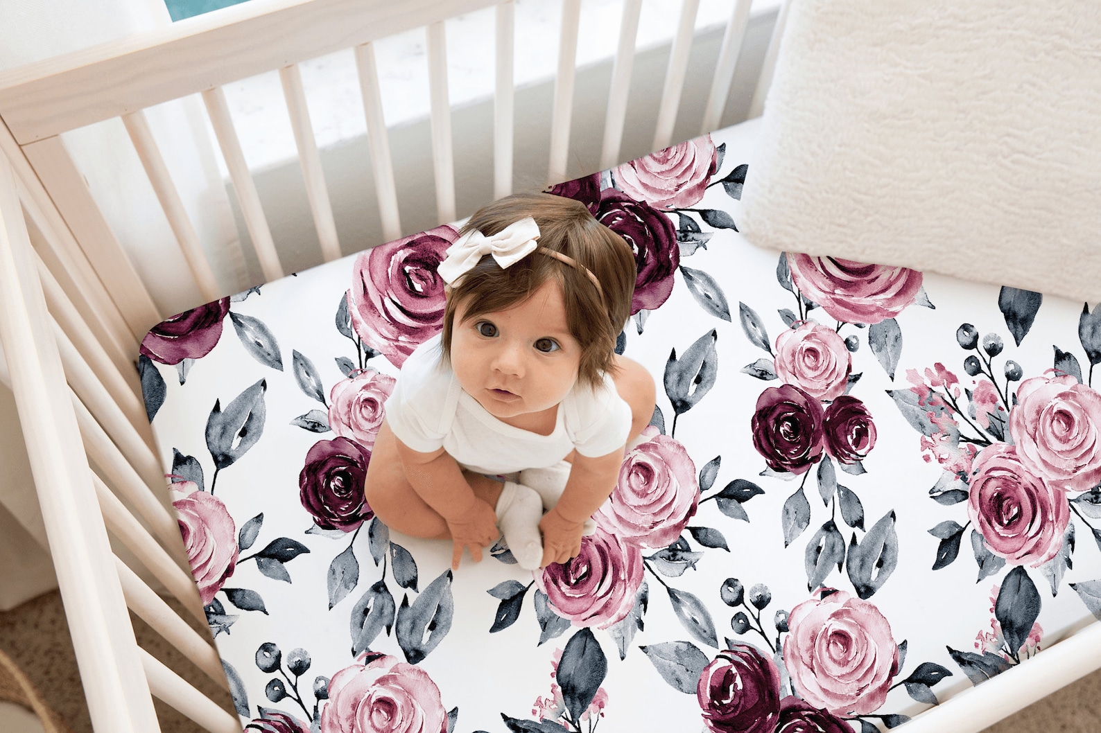 Elephant Crib Bedding Set Baby Girl Crib Bedding Set - Etsy