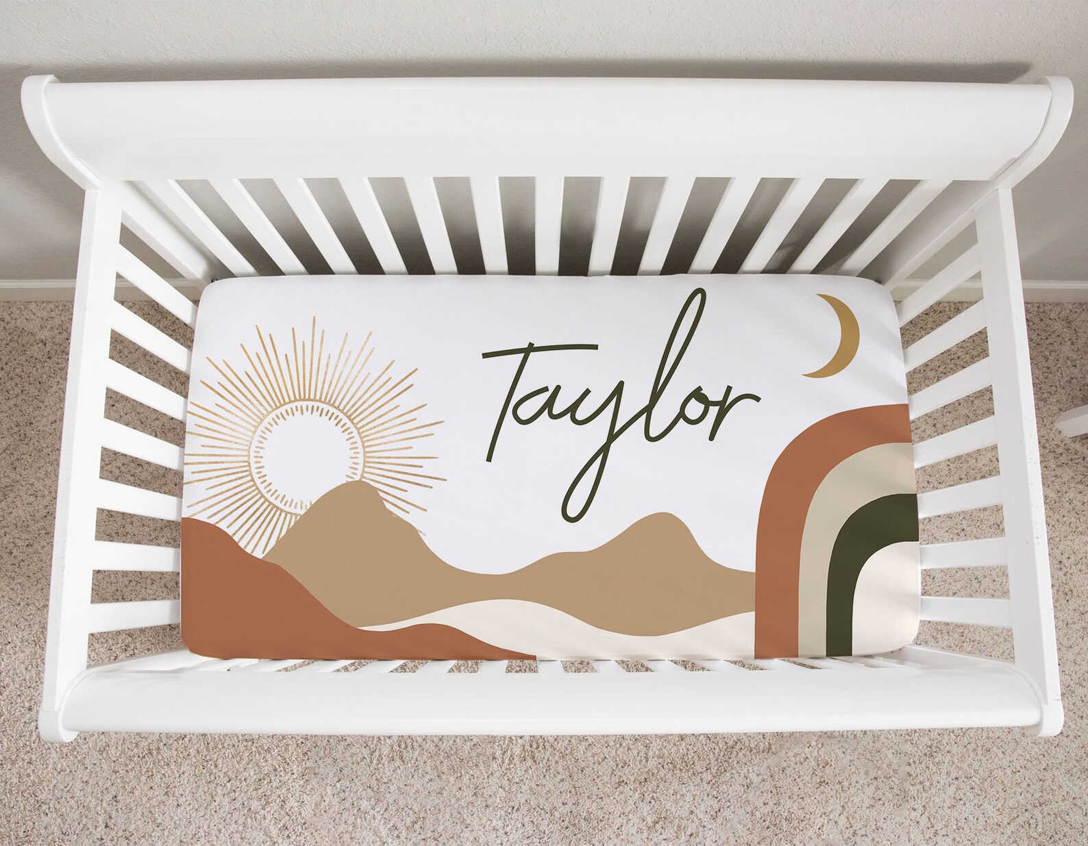 Boho Crib Bedding Set Crib Bedding Set Boy Boho Nursery - Etsy