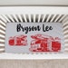 Firefighter Baby Bedding, Boy Crib Bedding Set, Firefighter Nursery ...