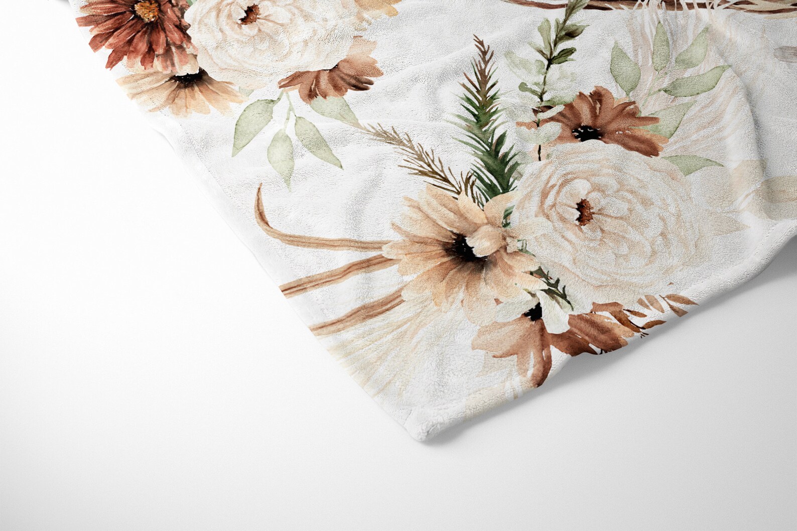 Boho Crib Bedding Set, Baby Girl Crib Bedding Set, Boho Floral Girl ...