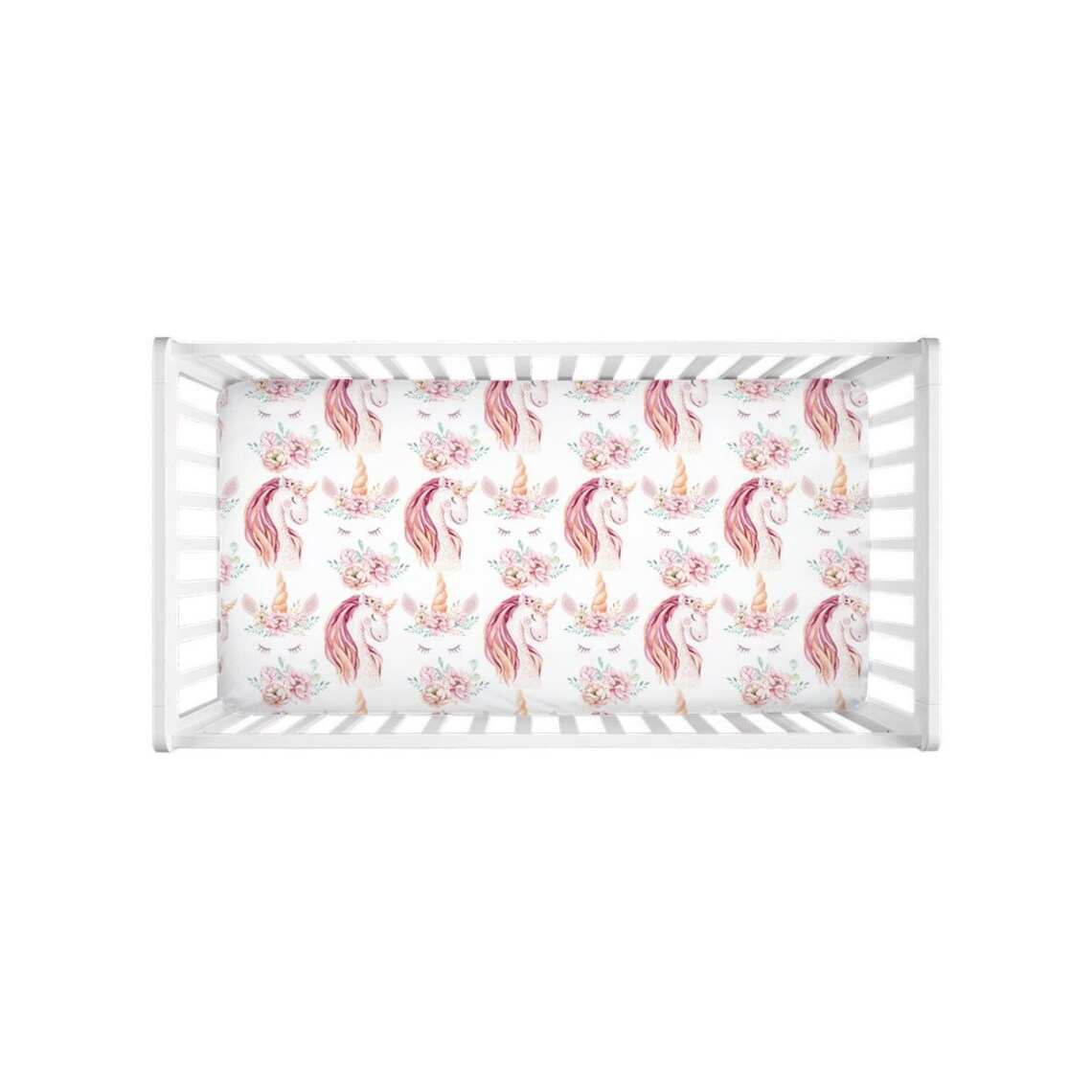 Unicorn Crib Sheet Unicorn Crib Bedding Unicorn Nursery - Etsy