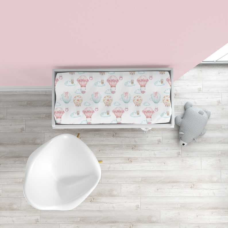 Hot Air Balloon Crib Bedding Set, Baby Girl Crib Bedding, Hot Air ...