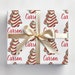 Personalized Christmas Wrapping Paper, Christmas Cake Wrapping Paper ...