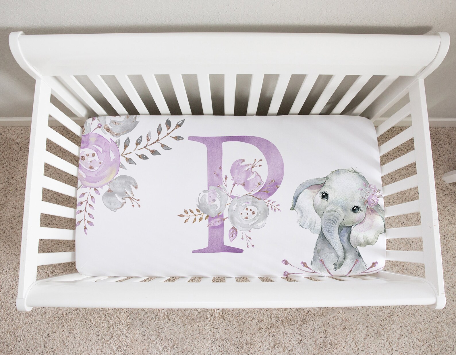 Elephant Baby Bedding Set Baby Girl Crib Bedding Set - Etsy