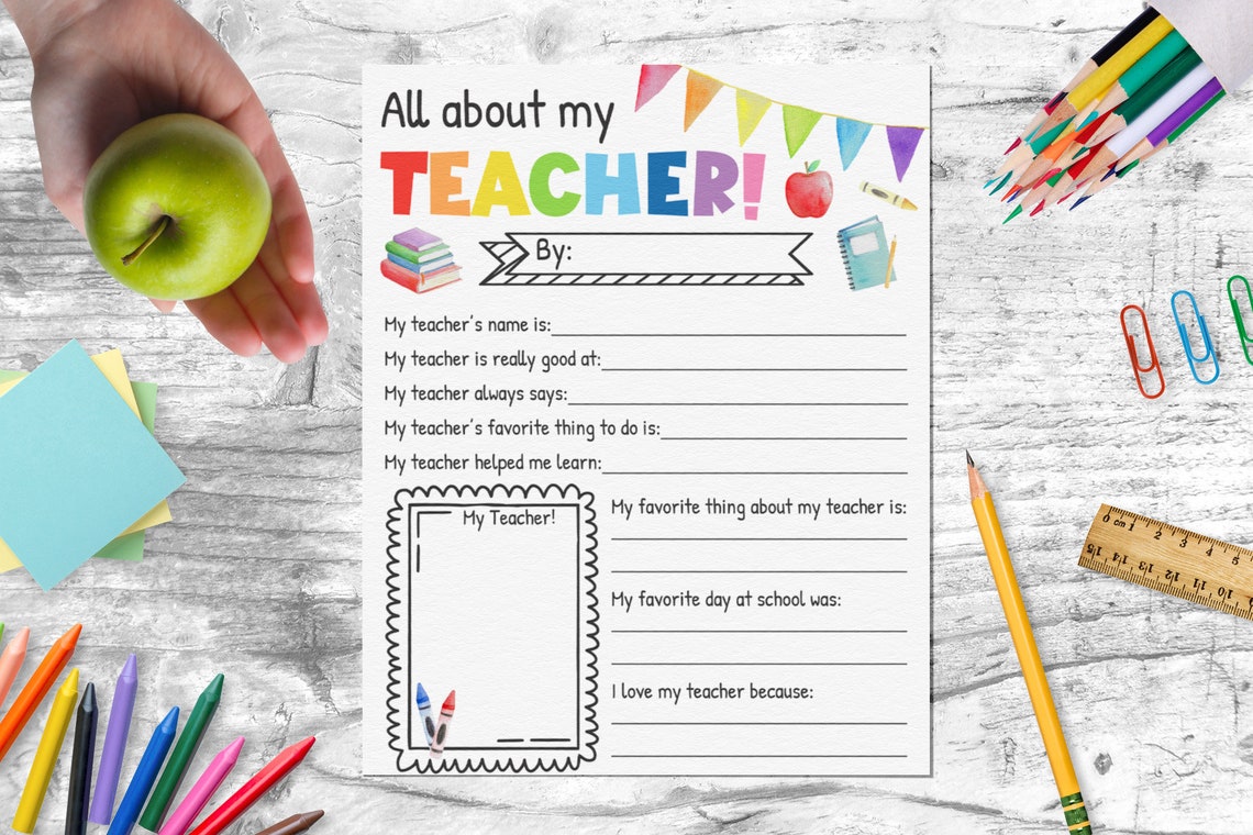 Teacher Appreciation Gift, Teacher Appreciation Week Printable, All ...