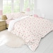 Pink Floral Coquette Bedding Set, Pink Duvet Cover Set, Pink Bow ...