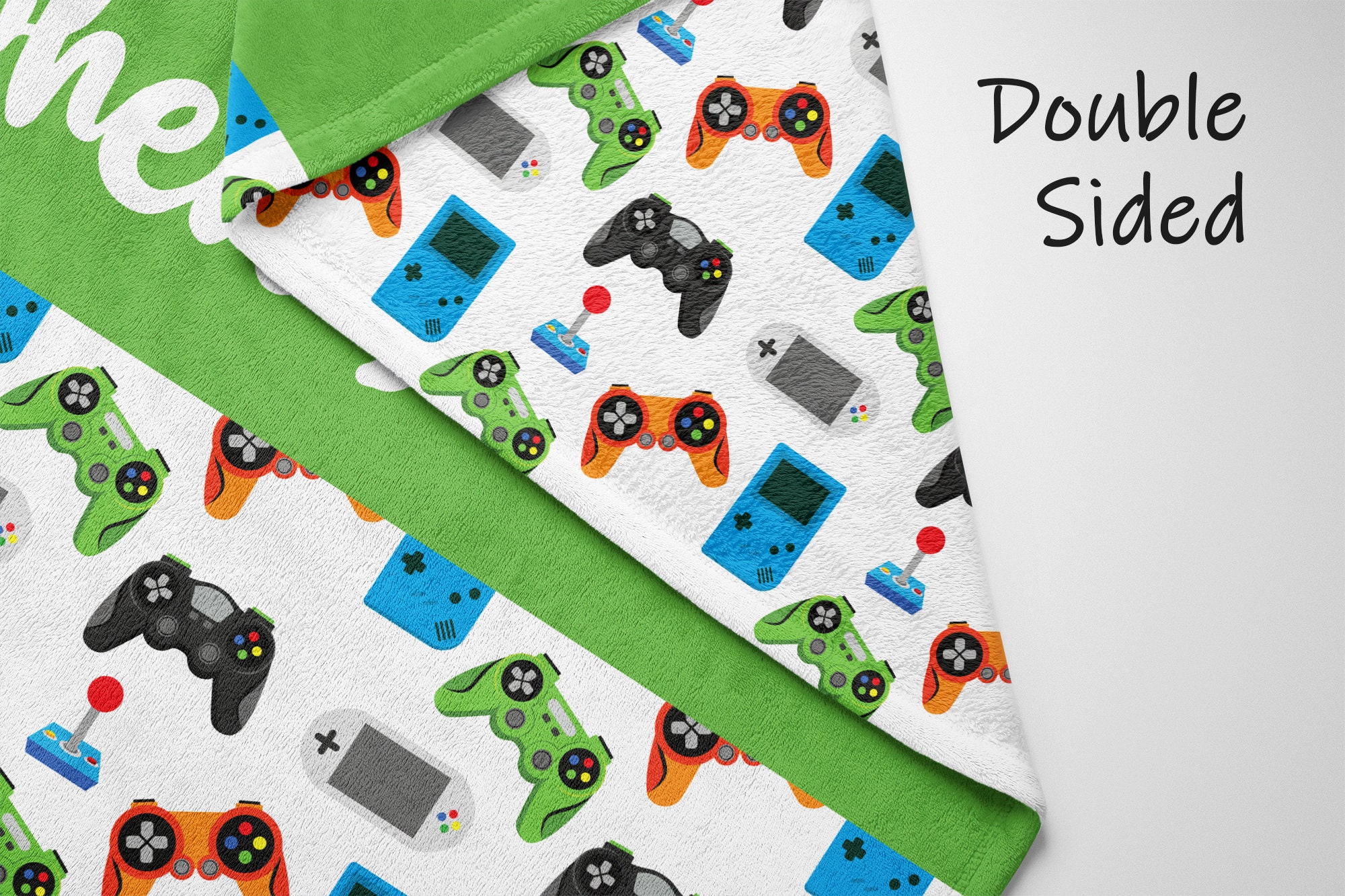 Personalized Gamer Blanket, Gamer Baby Blanket, Baby Shower Gift, Video ...