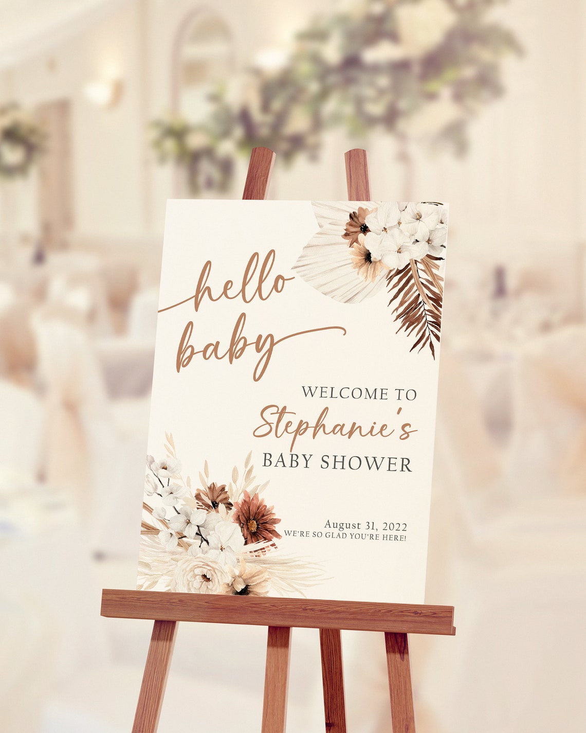 Boho Baby Shower Welcome Sign Baby Shower Sign Girl Baby - Etsy