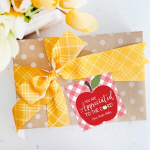 Editable Teacher Appreciation Gift Tags, Apple Teacher Appreciation ...