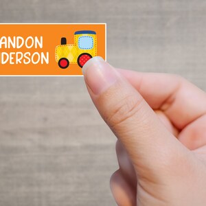 Boy Name Labels for School Supplies, Personalized Name Labels for Boys ...