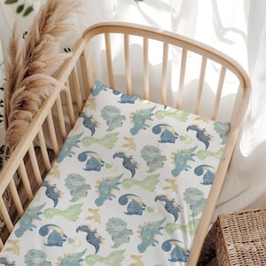 Dinosaur Crib Bedding Set Boy, Baby Boy Bedding, Baby Boy Nursery ...