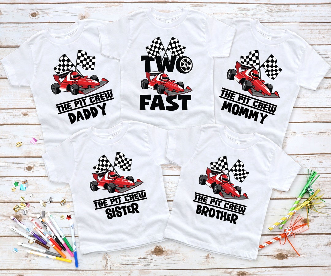 Family Race Car Birthday Shirts, Racecar Birthday Shirt, Matching ...