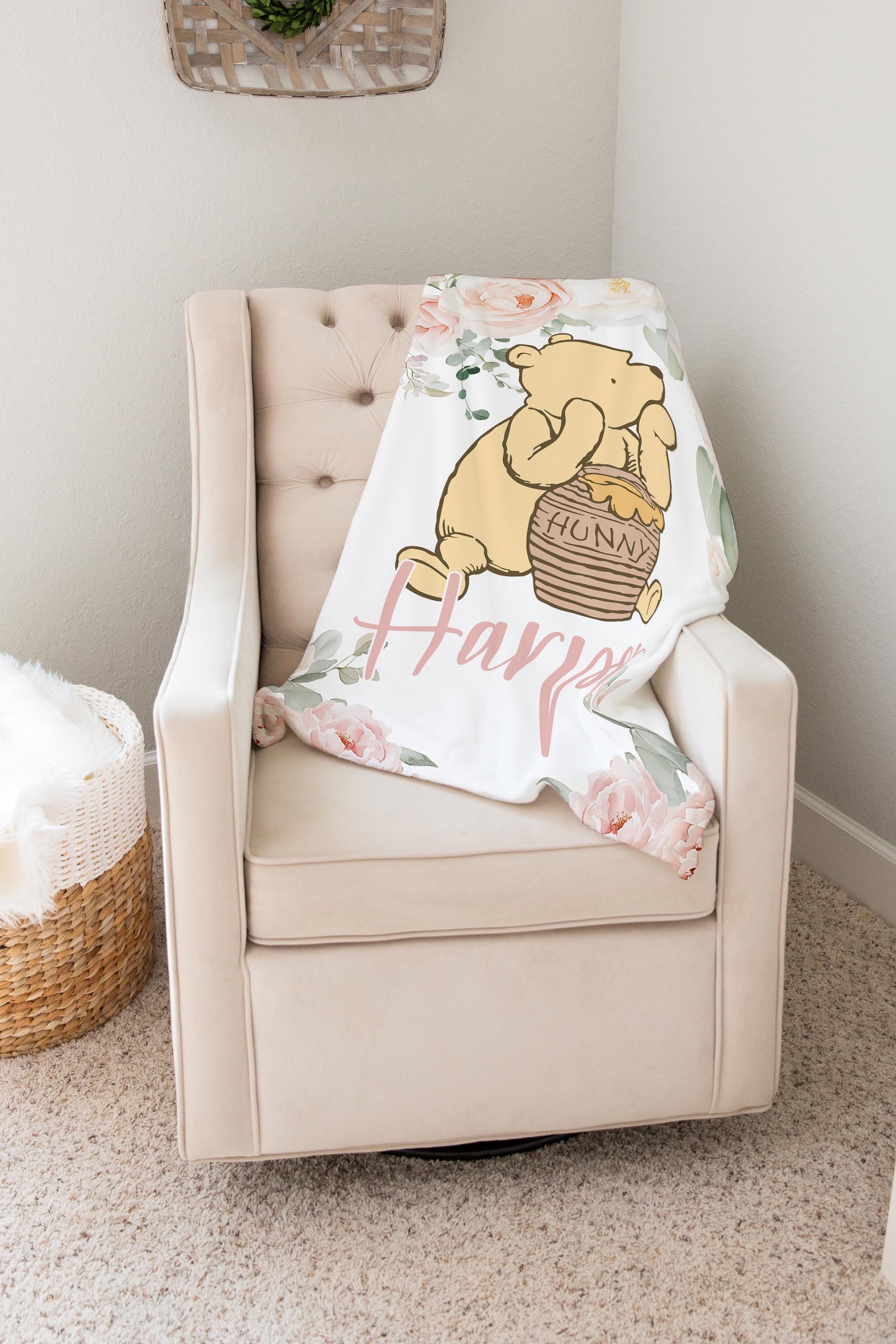 Winnie-the-pooh Crib Bedding Set Girl, Pink Baby Girl Bedding, Classic ...