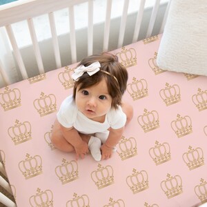 Princess Crib Bedding Set, Baby Girl Crib Bedding Set, Personalized ...