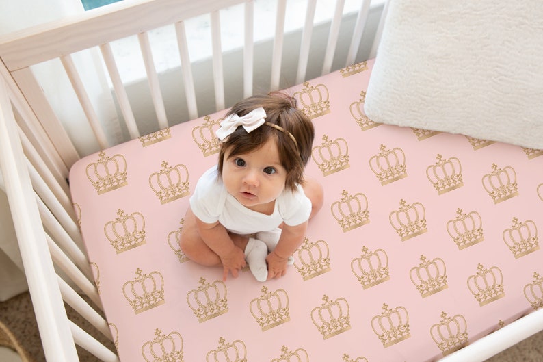 Princess Crib Bedding Set Baby Girl Crib Bedding Set - Etsy
